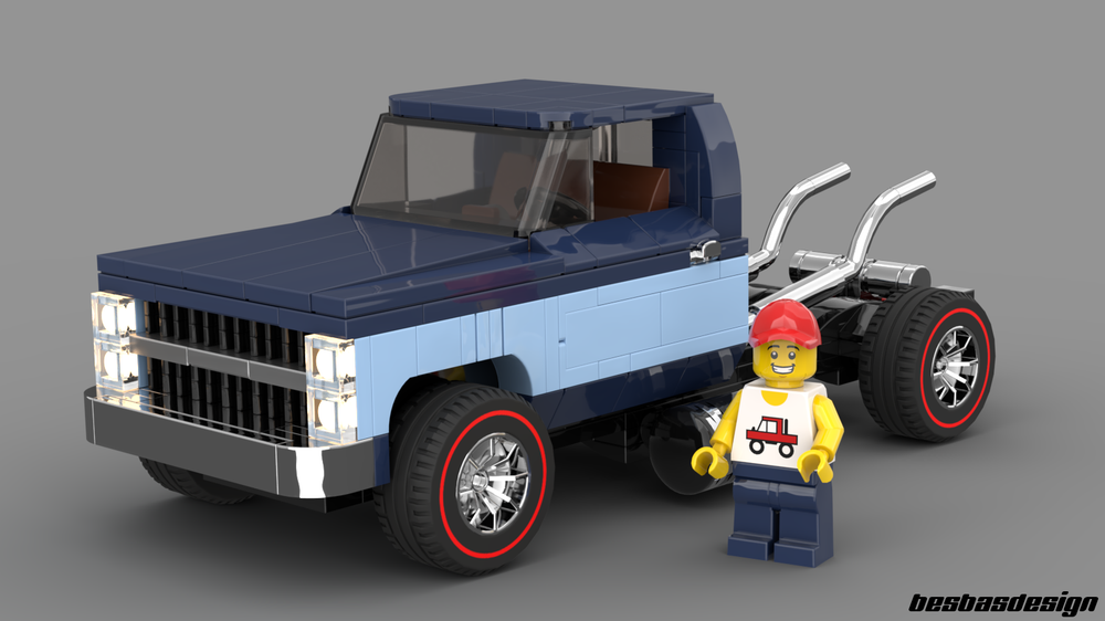 LEGO MOC 1976 GMC Sierra Grande - Custom by besbasdesign | Rebrickable ...