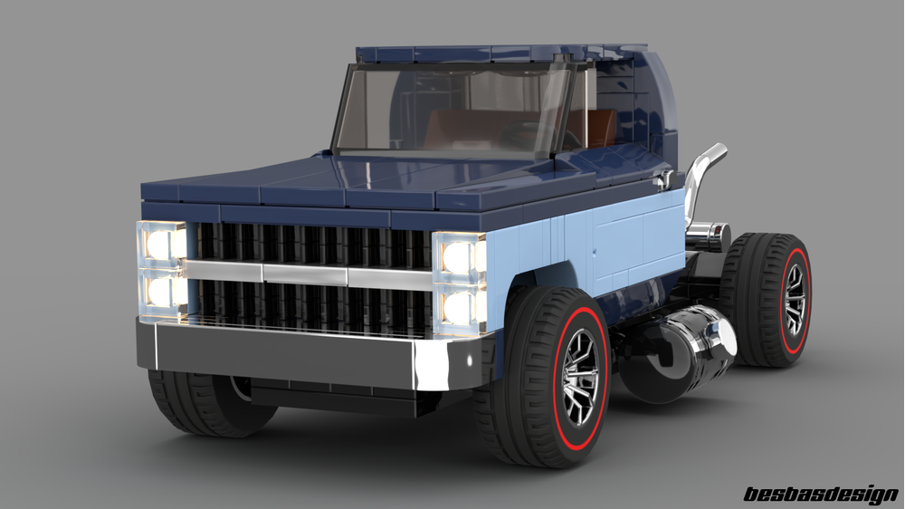 Lego Moc 1976 Gmc Sierra Grande Custom By Besbasdesign Rebrickable