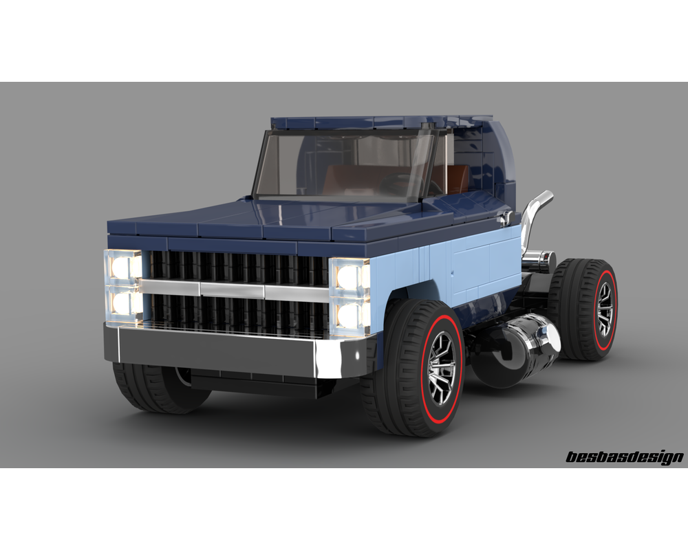 LEGO MOC 1976 GMC Sierra Grande - Custom by besbasdesign | Rebrickable ...