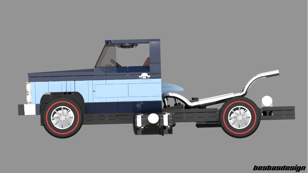 Lego Moc 1976 Gmc Sierra Grande Custom By Besbasdesign Rebrickable