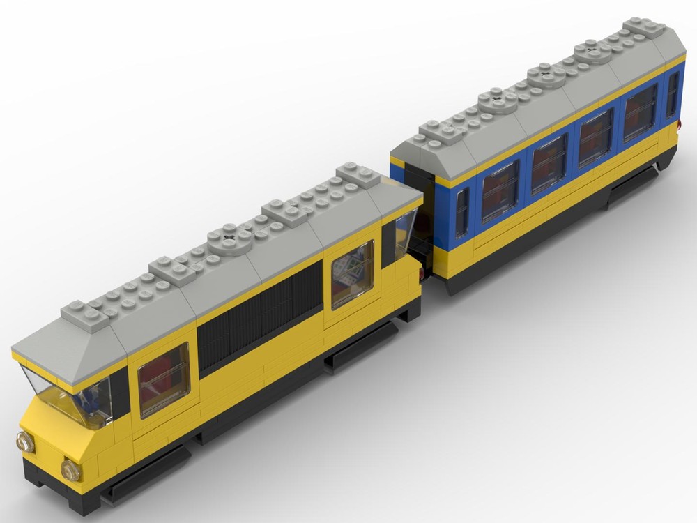 LEGO MOC Non-motorized Passenger Monorail by paulvdb | Rebrickable ...