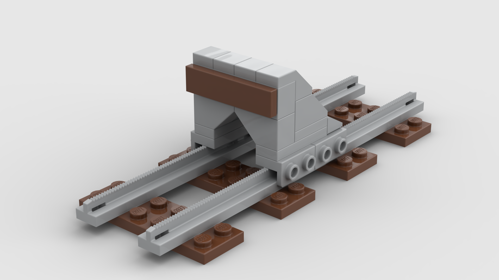 LEGO MOC Buffer Stop RhB by manubricks | Rebrickable - Build with LEGO