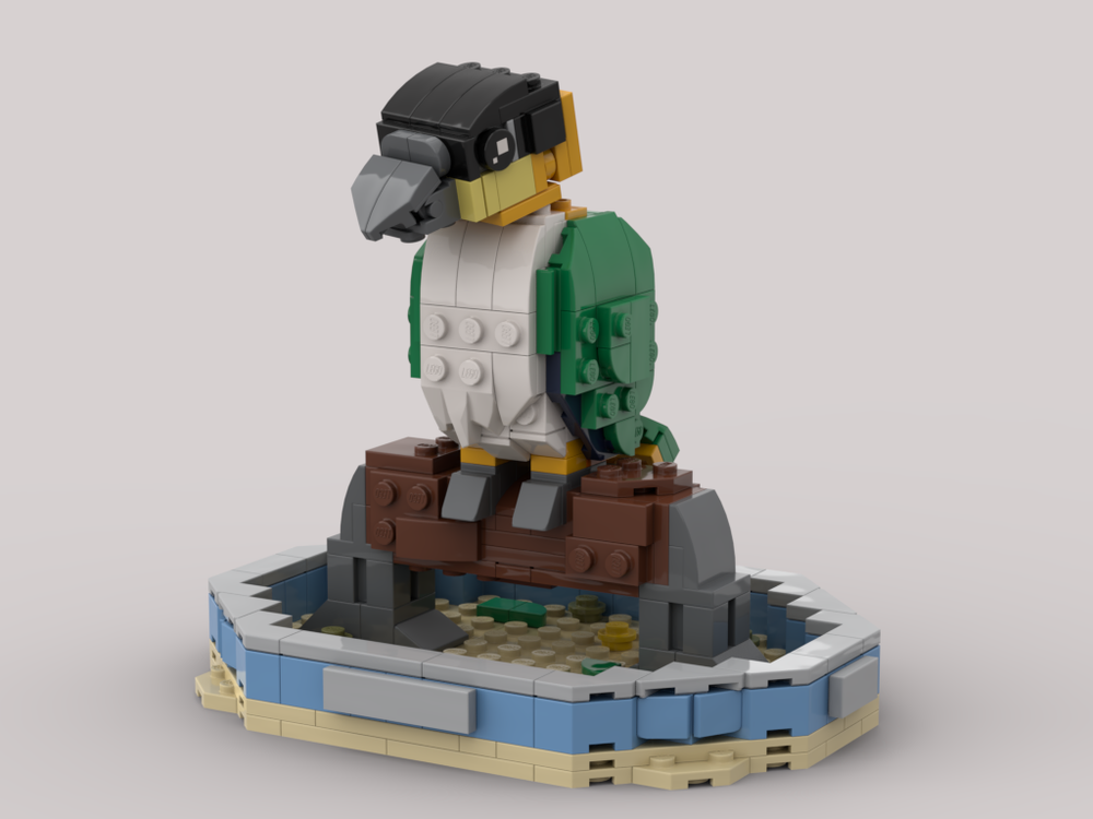 LEGO MOC Caique Parrot by Penguins and plastic | Rebrickable - Build ...