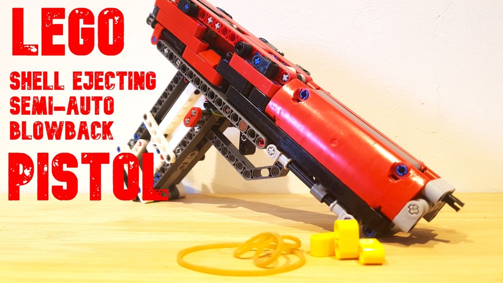 LEGO MOC Shell Ejecting Semi-Auto Blowback Pistol by PawelCH ...