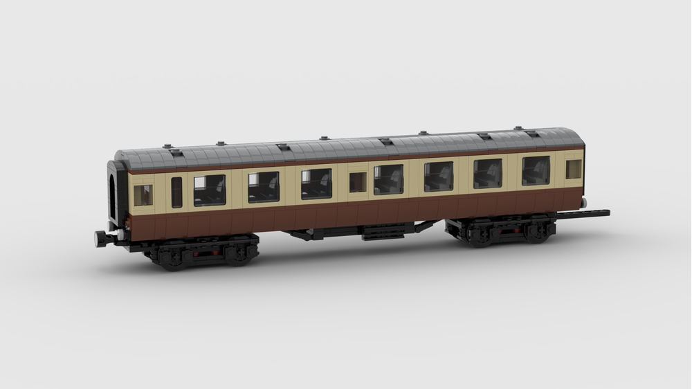 LEGO MOC British Rail Mk1 Corridor Coach (7W) by JG Locomotive Works ...