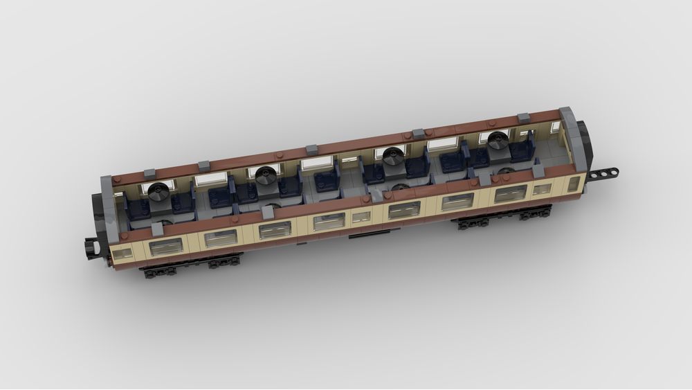 LEGO MOC British Rail Mk1 Open Coach (7W) by JG Locomotive Works ...