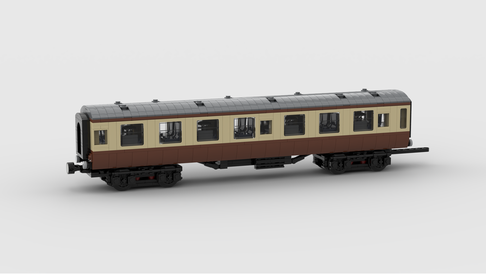 LEGO MOC British Rail Mk1 Open Coach (7W) by JG Locomotive Works ...