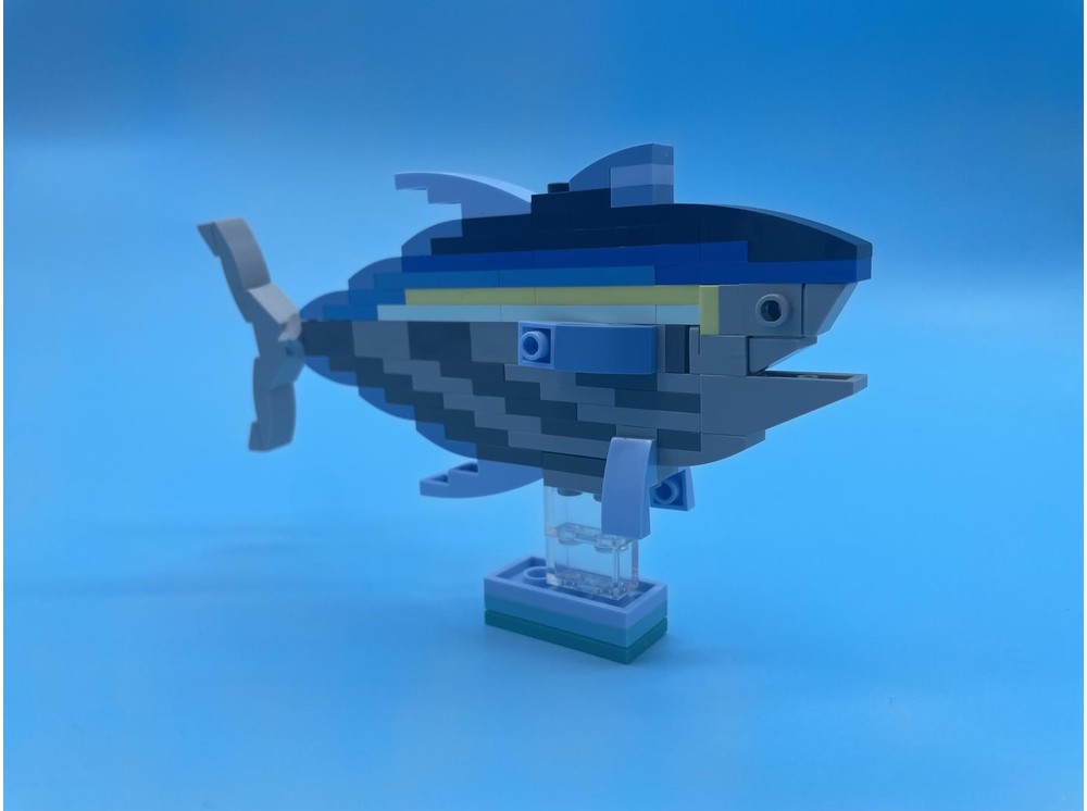 LEGO MOC Bluefin Tuna mini display fish model by legoartist808 ...