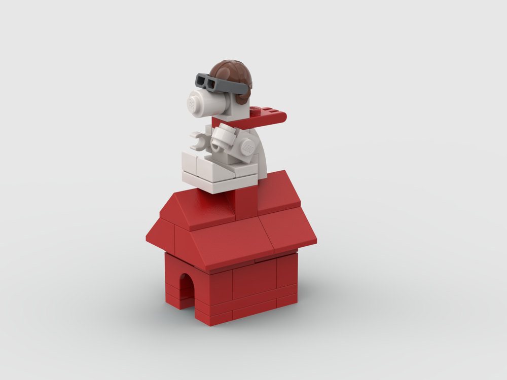 LEGO MOC Snoopy and Doghouse ('Curse You Red Baron') by AndrewG123 ...