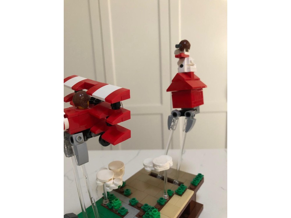 LEGO MOC Snoopy and Doghouse ('Curse You Red Baron') by AndrewG123 ...
