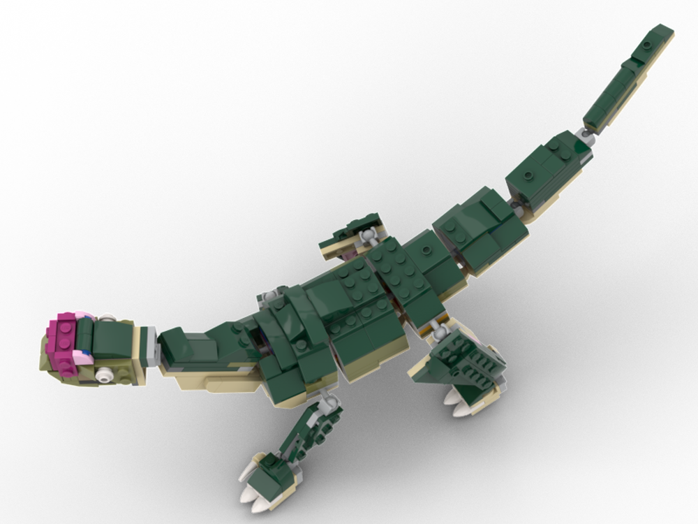 LEGO MOC 31121 Muttaburrasaurus by Foosbubs | Rebrickable - Build with LEGO