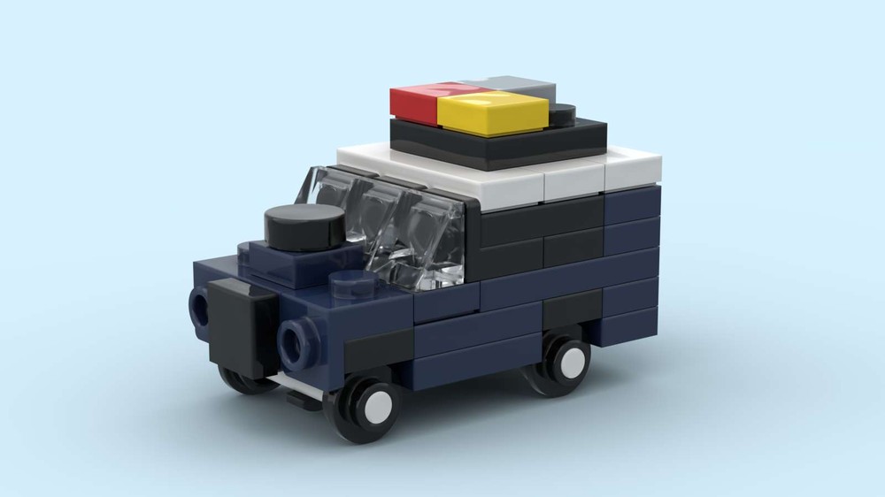 LEGO MOC Classic Defender in H0 Scale by williweb | Rebrickable - Build ...