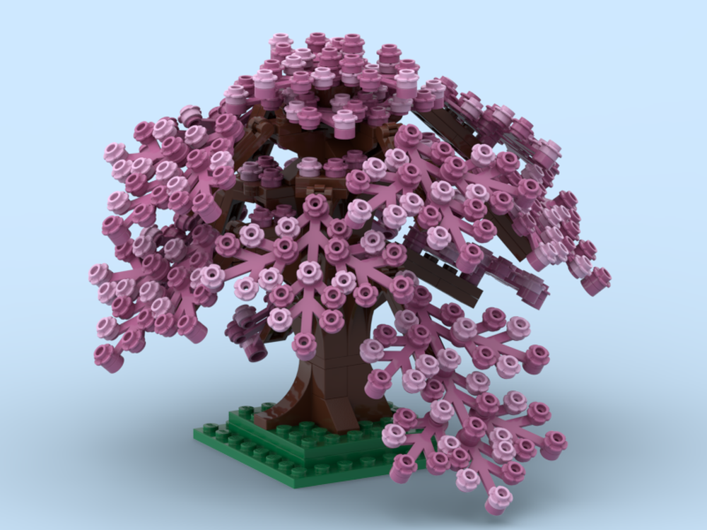 LEGO MOC Sakura Tree by AussieShazza | Rebrickable - Build with LEGO