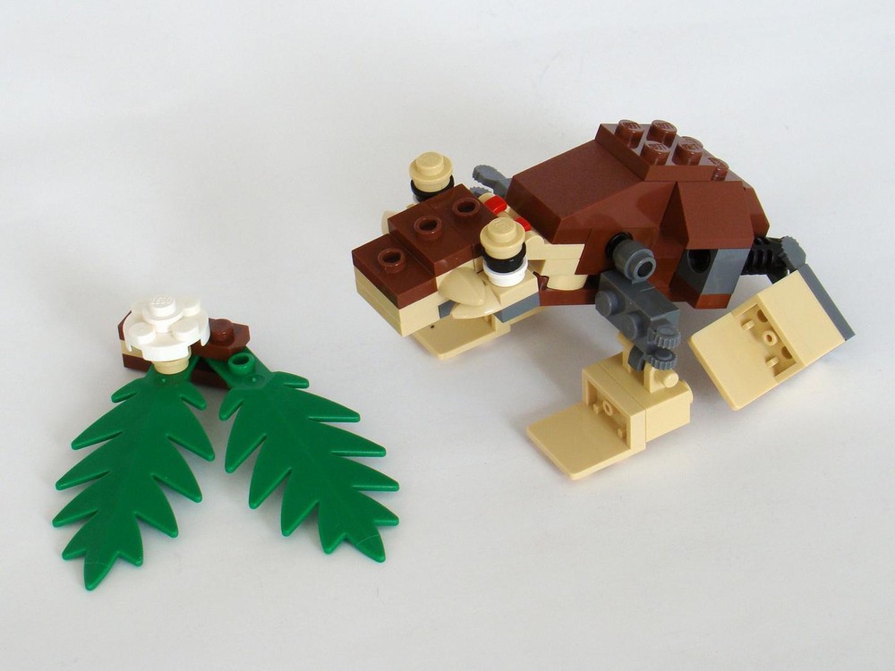LEGO MOC 4916: Frog on Water Lily by Tomik | Rebrickable - Build with LEGO