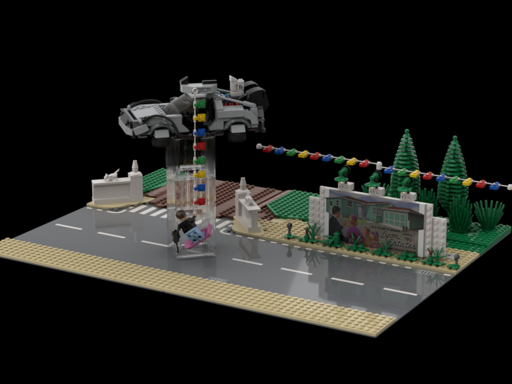 LEGO MOC Back To The Future Hill Valley 1955 Diorama by jameshigson0512 ...