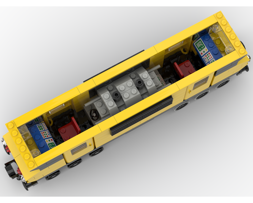 LEGO MOC 12V Train inspired by Dutch NS 1600 series locomotive and ICM ...