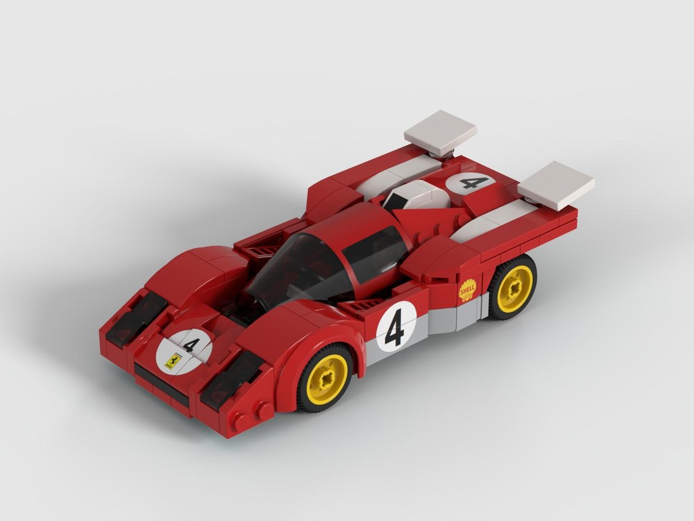 LEGO MOC Ferrari 512M 1970 by DinhTuanKiet | Rebrickable - Build with LEGO