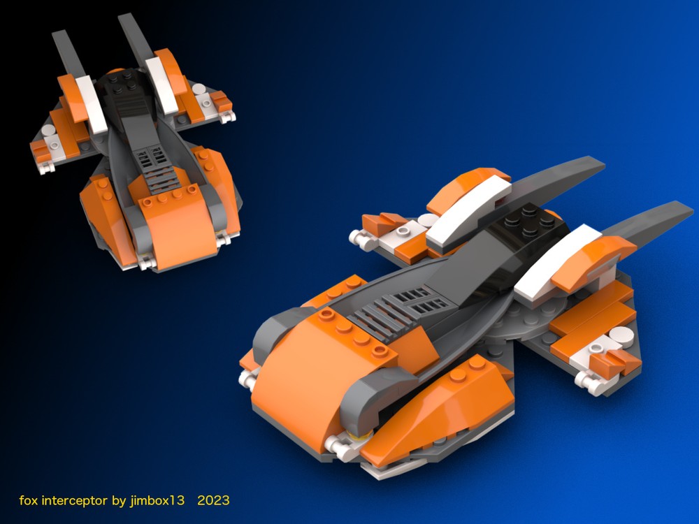 LEGO MOC-144778 Fox Interceptor by jimbox13 | Rebrickable - Build with LEGO