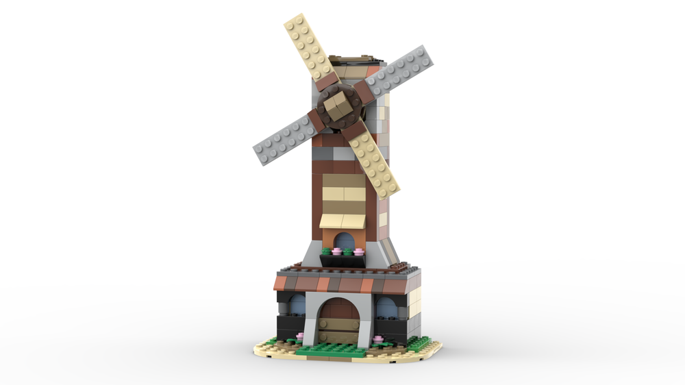 LEGO MOC 11011 Windmill by Lenarex | Rebrickable - Build with LEGO
