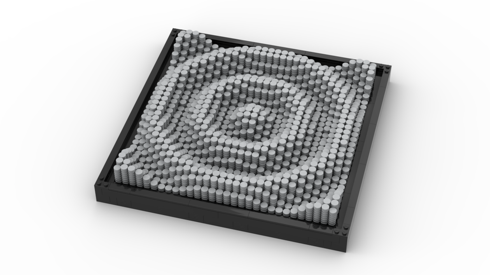 LEGO MOC Circle Rings Mosaic Wall Art by AaronS | Rebrickable - Build ...