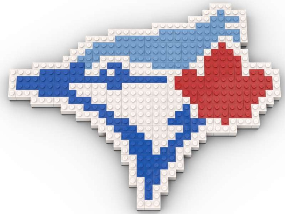 LEGO MOC Lego Toronto Blue Jays Logo by Ryguy3582 | Rebrickable - Build ...