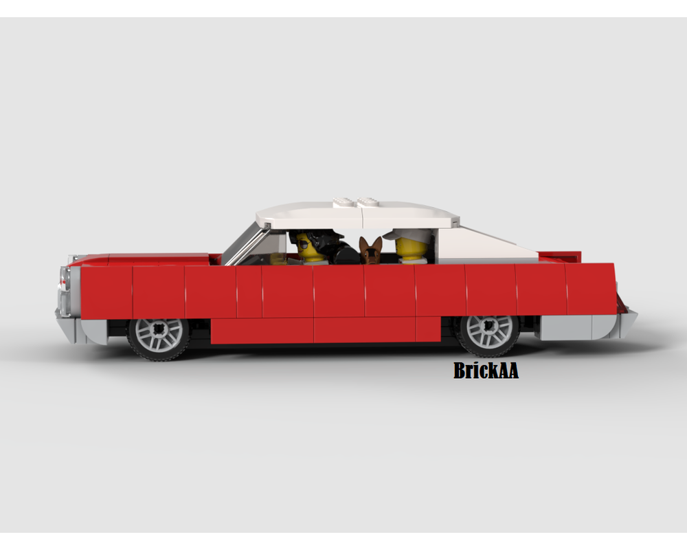 LEGO MOC Retro full-size sedan by BrickAA | Rebrickable - Build with LEGO