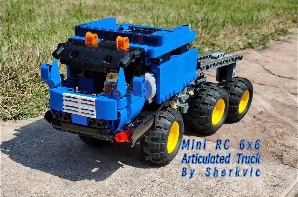 LEGO MOC Mini RC 6×6 Articulated Truck by sherkvic | Rebrickable ...