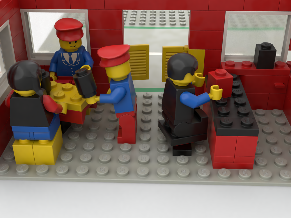 Lego Moc 379 Saloon By Se1977 Rebrickable Build With Lego