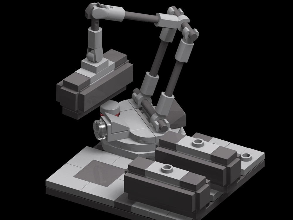 LEGO MOC loading crane by Mahrder | Rebrickable - Build with LEGO