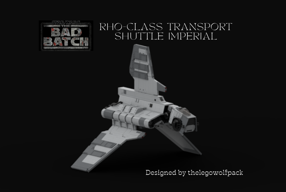 LEGO MOC RHO class transport shuttle by thelegowolfpack | Rebrickable ...