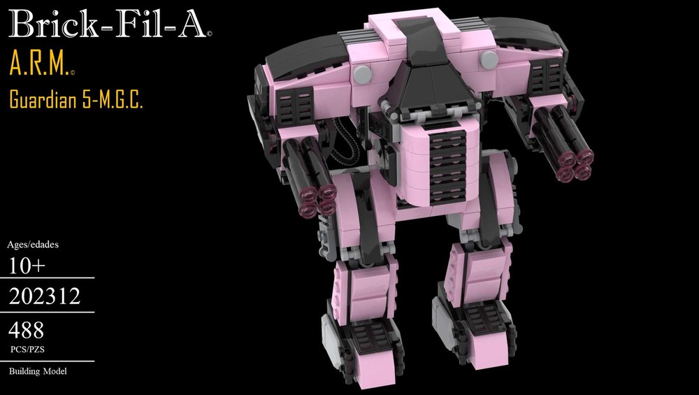 LEGO MOC Guardian 5-MGC by Brick-Fil-A-Builds | Rebrickable - Build ...
