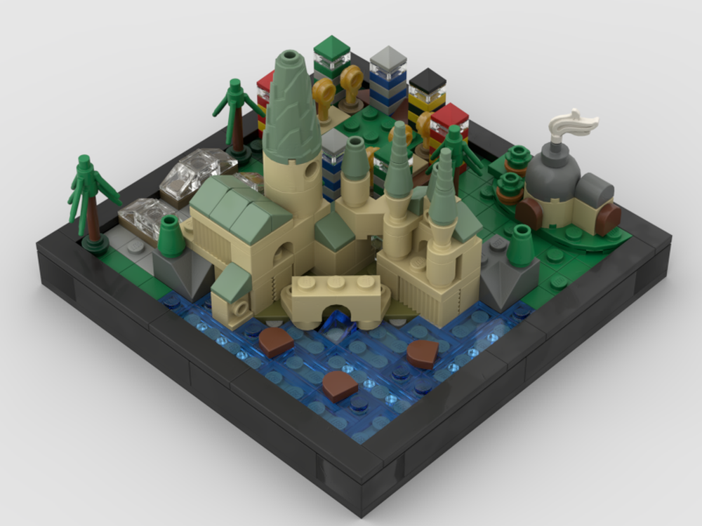 LEGO MOC Hp Castle Grounds by Legacy_Bricks | Rebrickable - Build with LEGO