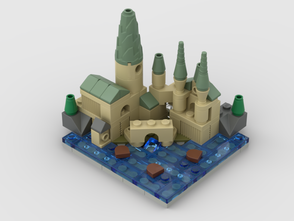 Lego Moc Hp Castle Grounds By Legacybricks Rebrickable Build With Lego