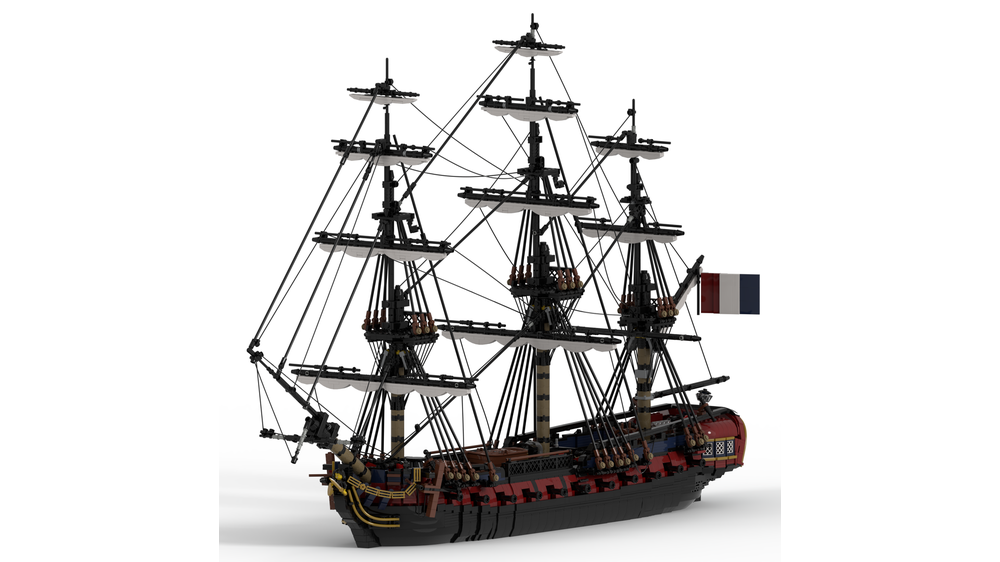 LEGO MOC French Frigate "L'Emeraude " by boeing_787_8_dreamliner ...