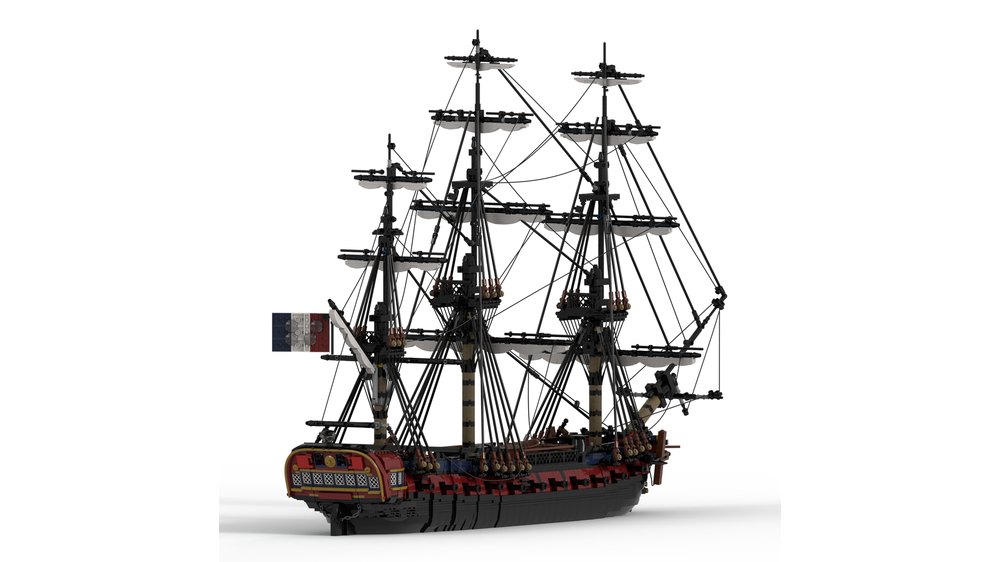 LEGO MOC French Frigate "L'Emeraude " by boeing_787_8_dreamliner ...