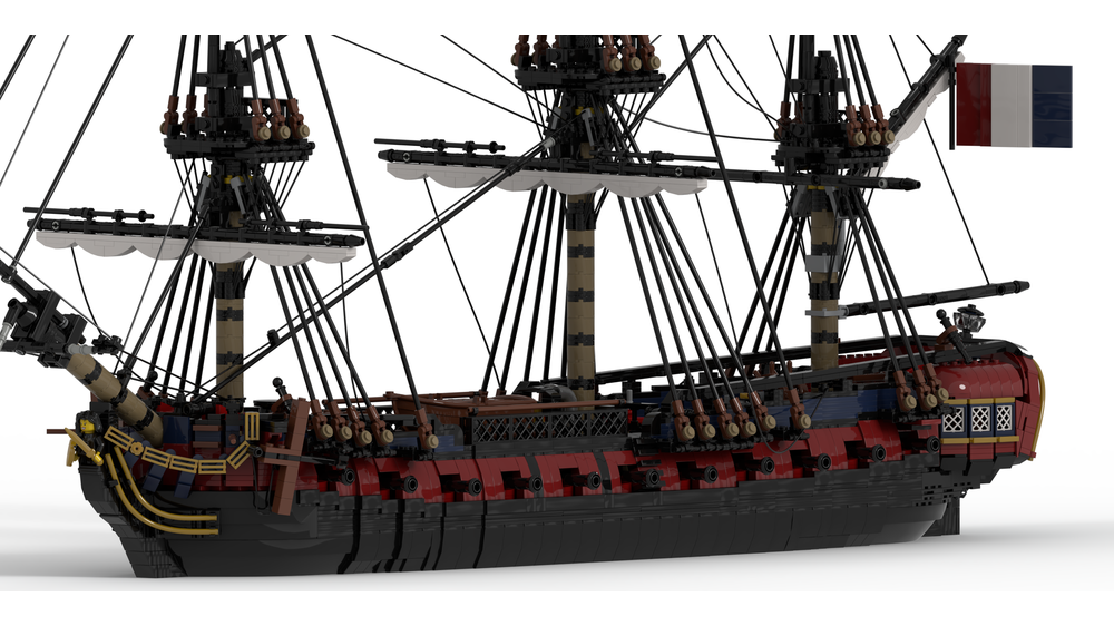 LEGO MOC French Frigate "L'Emeraude " by boeing_787_8_dreamliner ...