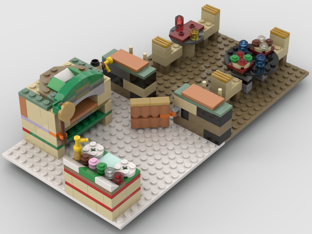 LEGO MOC Pizza Place (11717 Alternate Build) by mf1 | Rebrickable ...