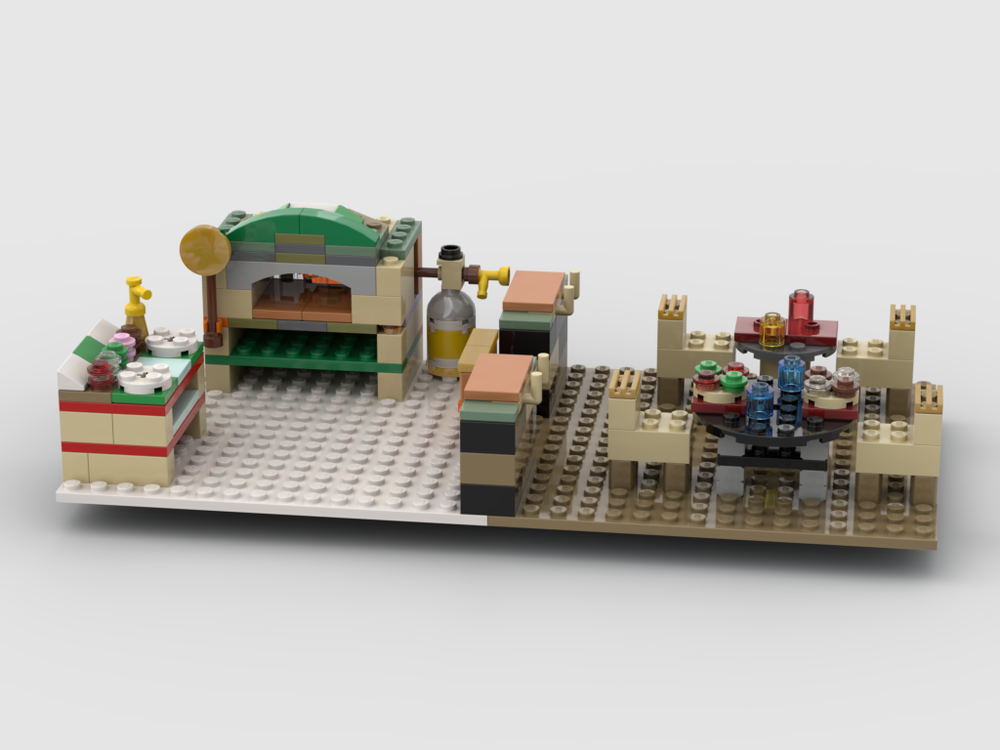 Lego Moc Pizza Place 11717 Alternate Build By Mf1 Rebrickable