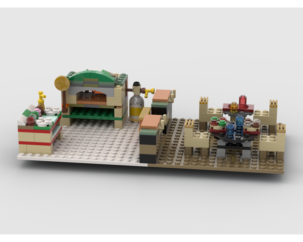 Lego Moc Pizza Place 11717 Alternate Build By Mf1 Rebrickable
