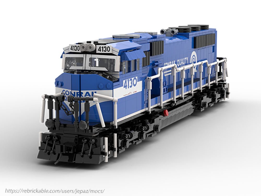 LEGO MOC SD70MAC Conrail by jepaz | Rebrickable - Build with LEGO
