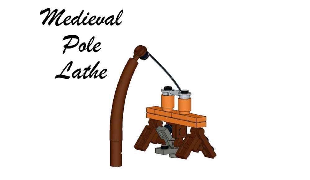 LEGO MOC Medieval Pole Lathe by hglenn | Rebrickable - Build with LEGO