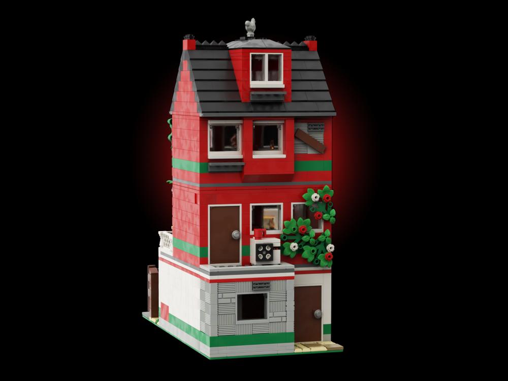 LEGO MOC Pizzeria and Restaurant by CeeAyBee | Rebrickable - Build with ...
