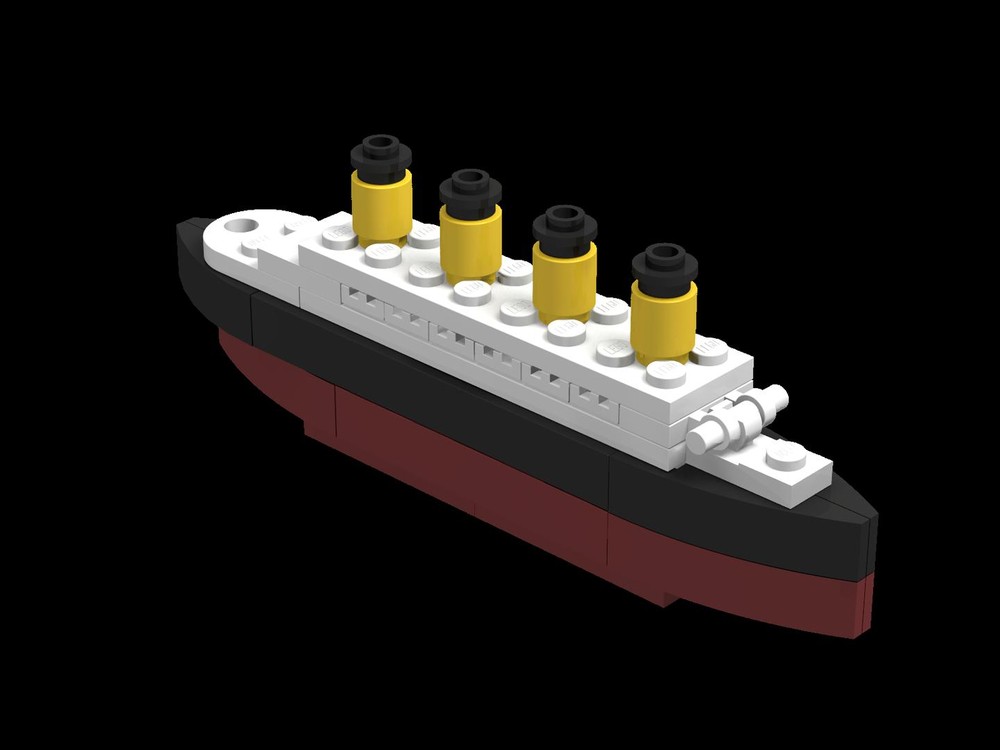 LEGO MOC Mini Titanic by AlexBasurto | Rebrickable - Build with LEGO