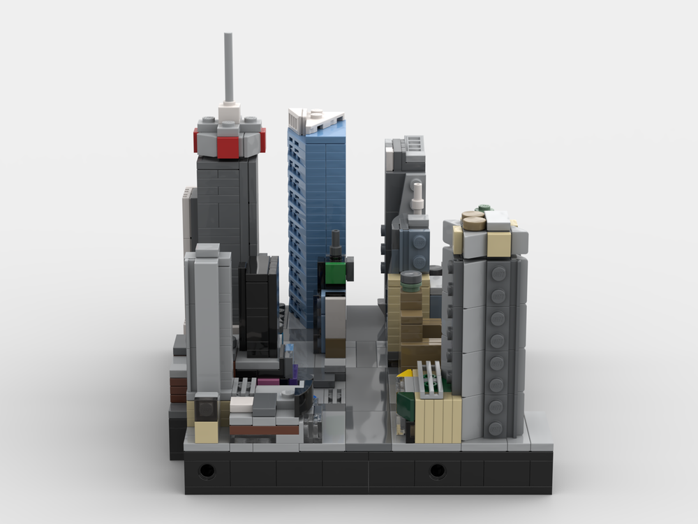 Lego Moc Times Square Nyc By Taters Rebrickable Build With Lego
