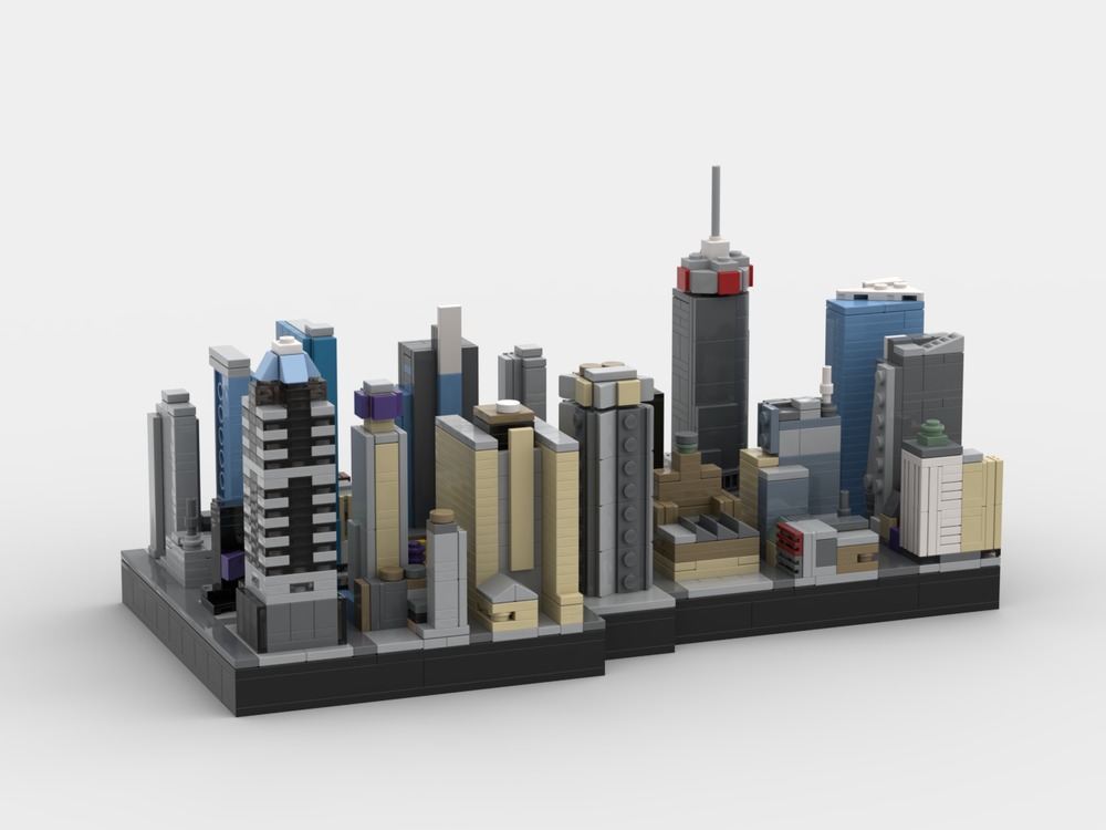 Lego Moc Times Square Nyc By Taters Rebrickable Build With Lego
