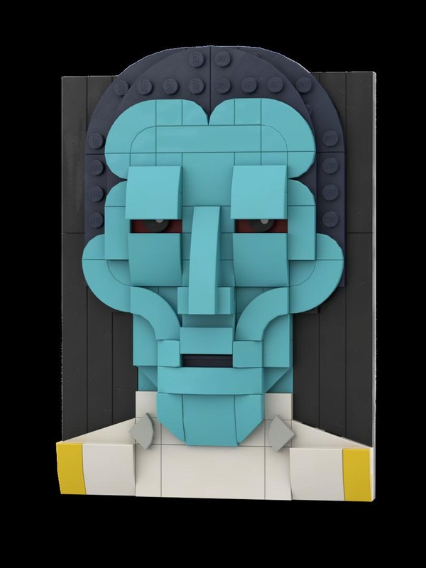 LEGO MOC Grand Admiral Thrawn Portrait by papaglop | Rebrickable ...