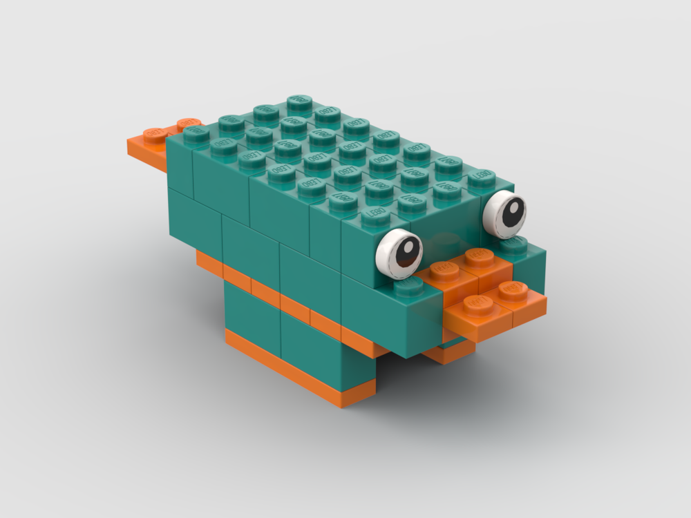 LEGO MOC Perry the platypus by legoladrillo | Rebrickable - Build with LEGO
