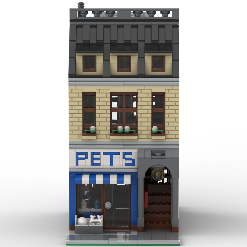 LEGO MOC Free Modular & Modernized Pet Shop by Hannas.Beverly.Bricks ...