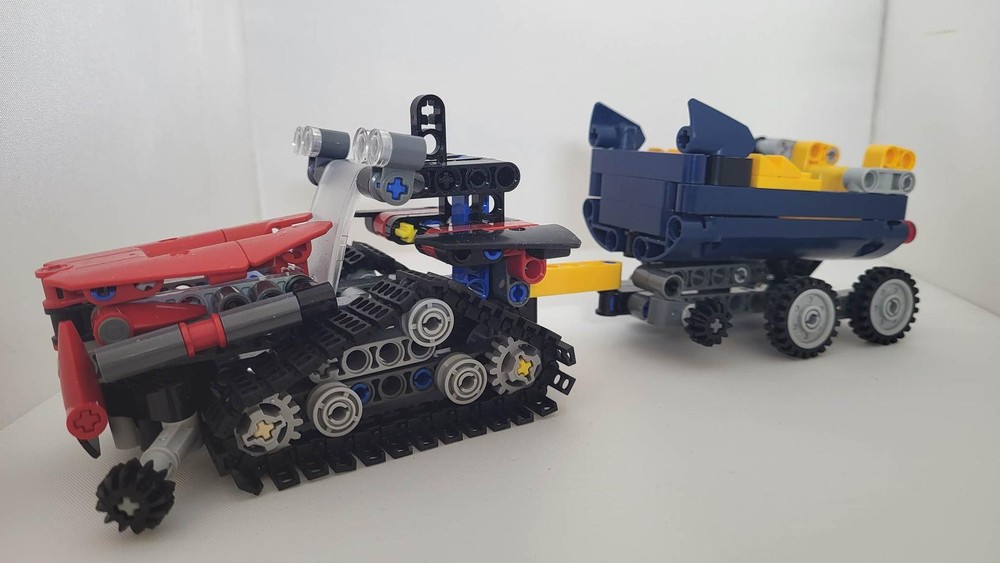 LEGO MOC Tracked Tractor by Smudge | Rebrickable - Build with LEGO