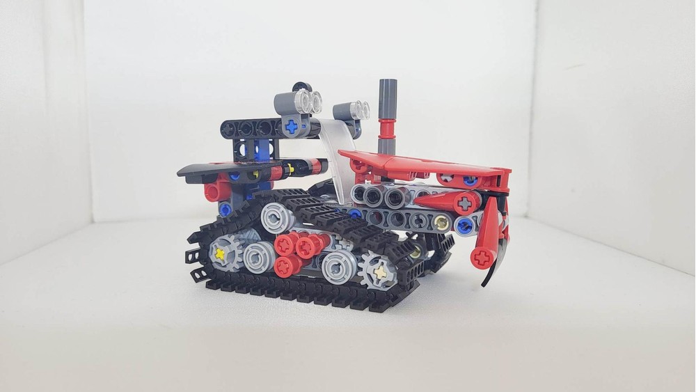 Lego Moc Tracked Tractor By Smudge Rebrickable Build With Lego